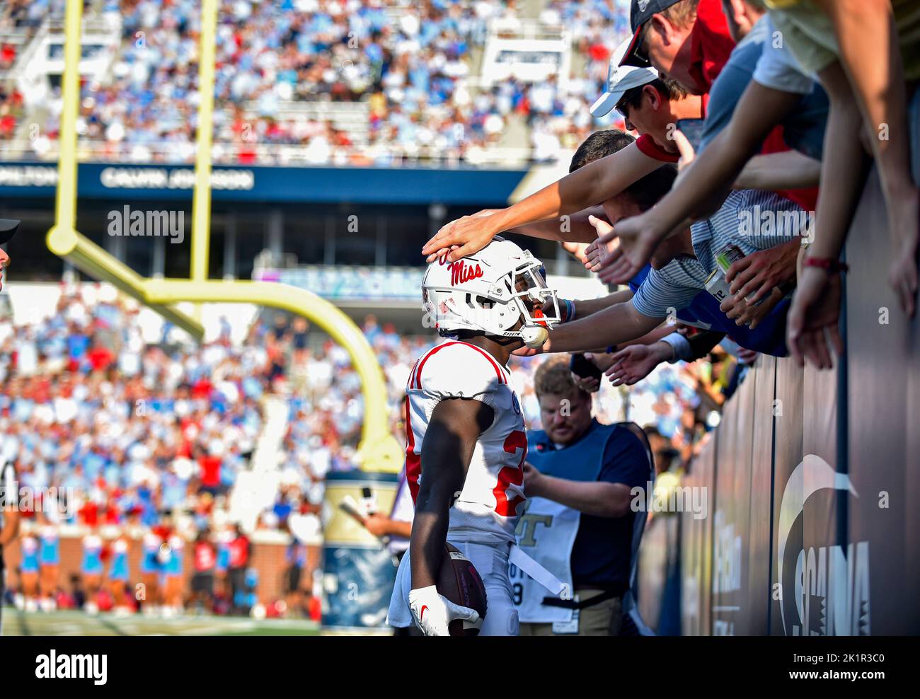 Atlanta, GA, USA. 17th Sep, 2022. Mississippi Rebels running back ...