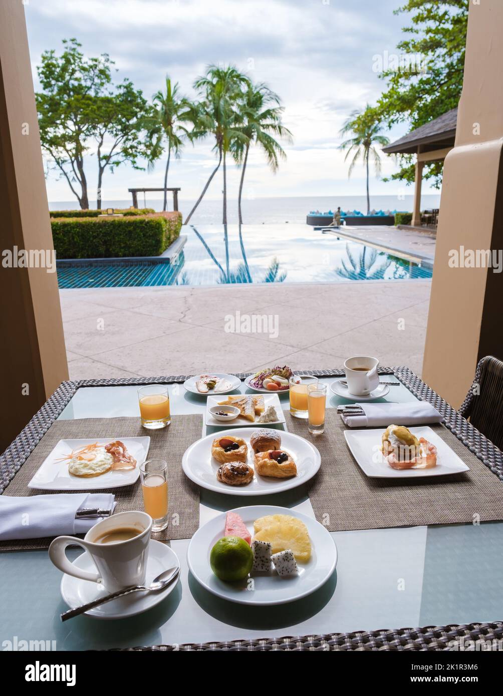 Luxury hotel breakfast table full hi-res stock photography and images ...