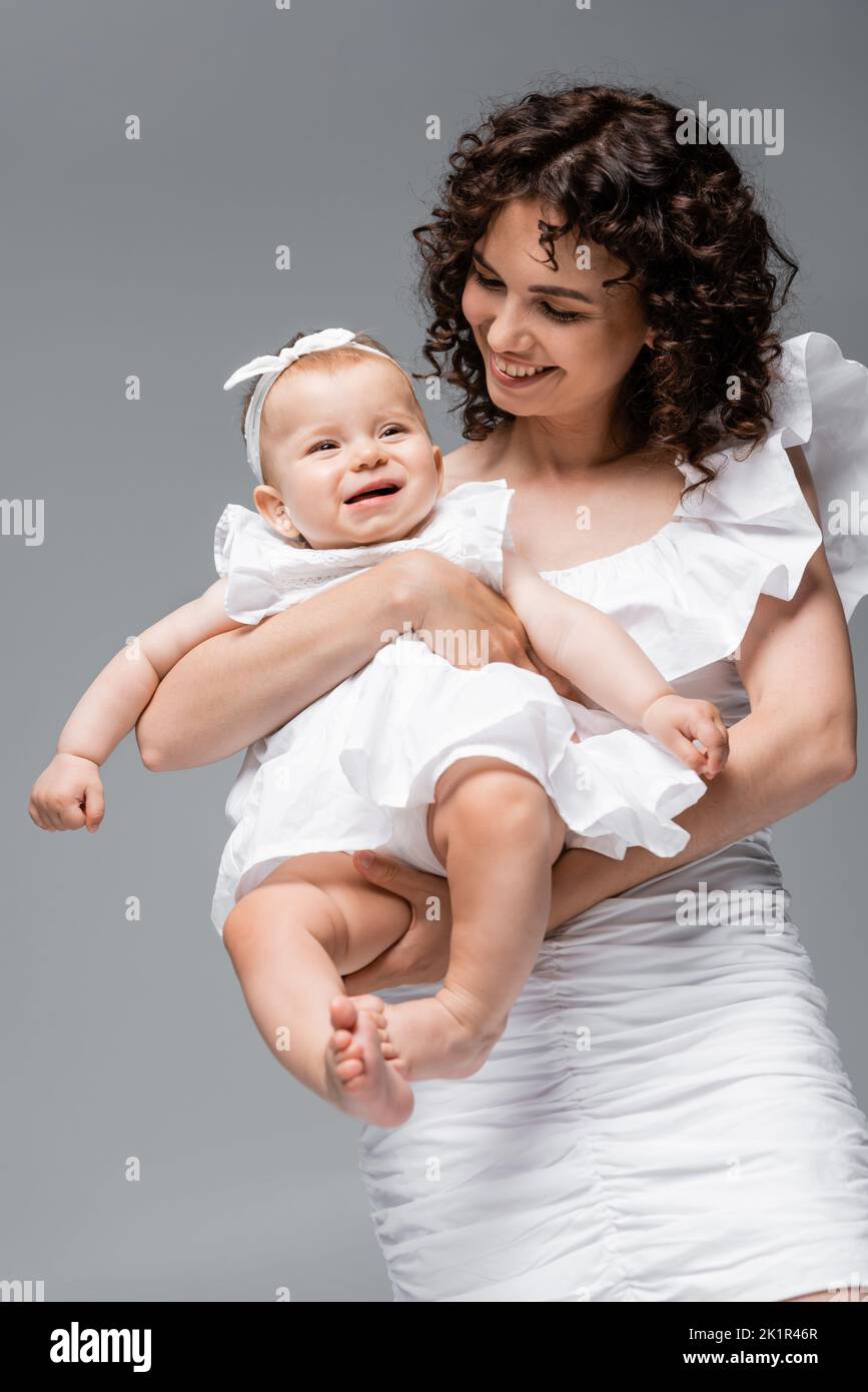 Smiling kid in headband hi-res stock photography and images - Alamy