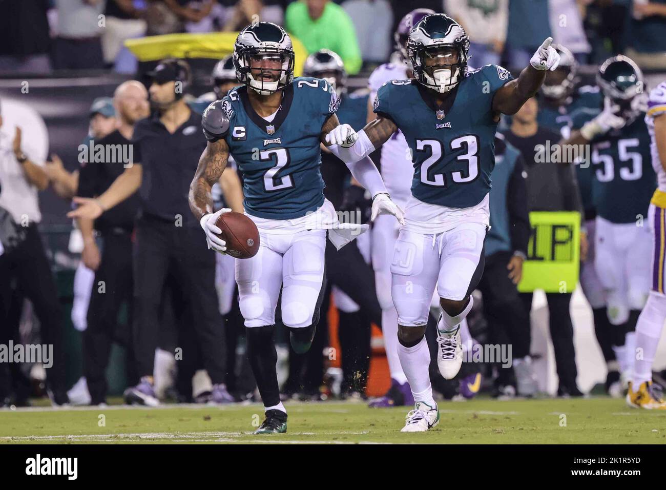 Philadelphia, PA, USA. 19th Sep, 2022. Philadelphia Eagles cornerback ...