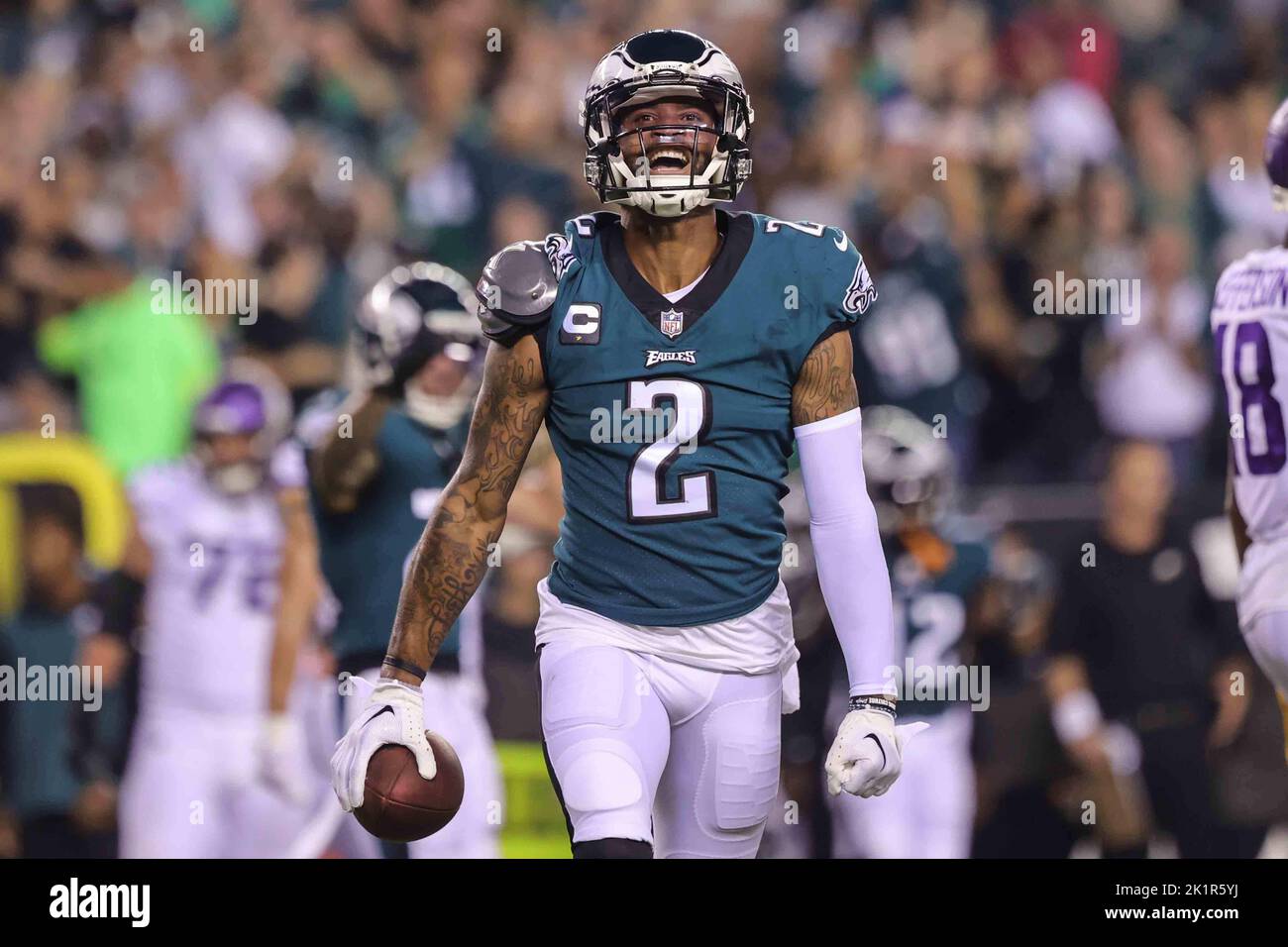 Philadelphia, PA, USA. 19th Sep, 2022. Philadelphia Eagles cornerback ...