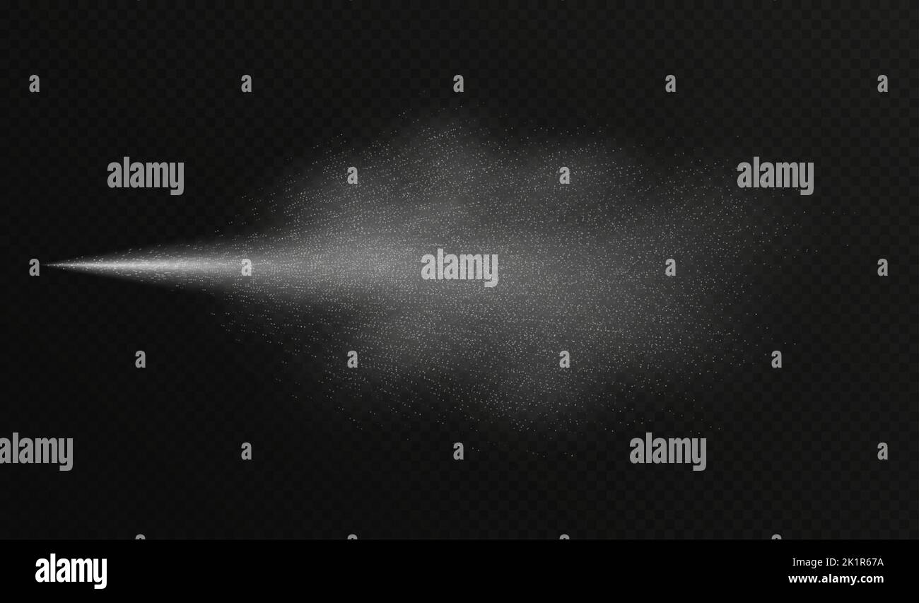 Water spray effect, realistic cosmetic mist, transparent atomizer ...