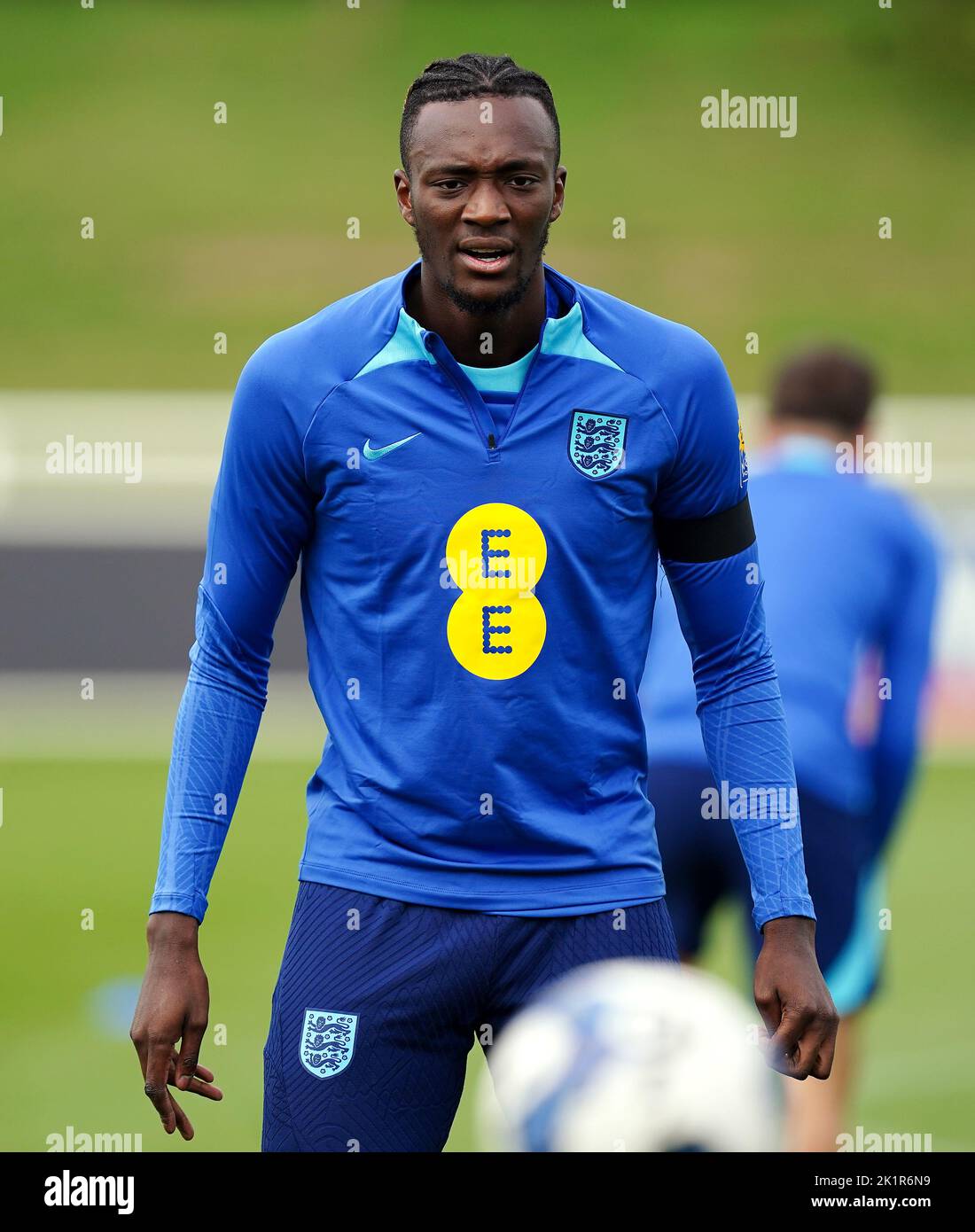 England's Tammy Abraham during a training session at St. George's Park ...