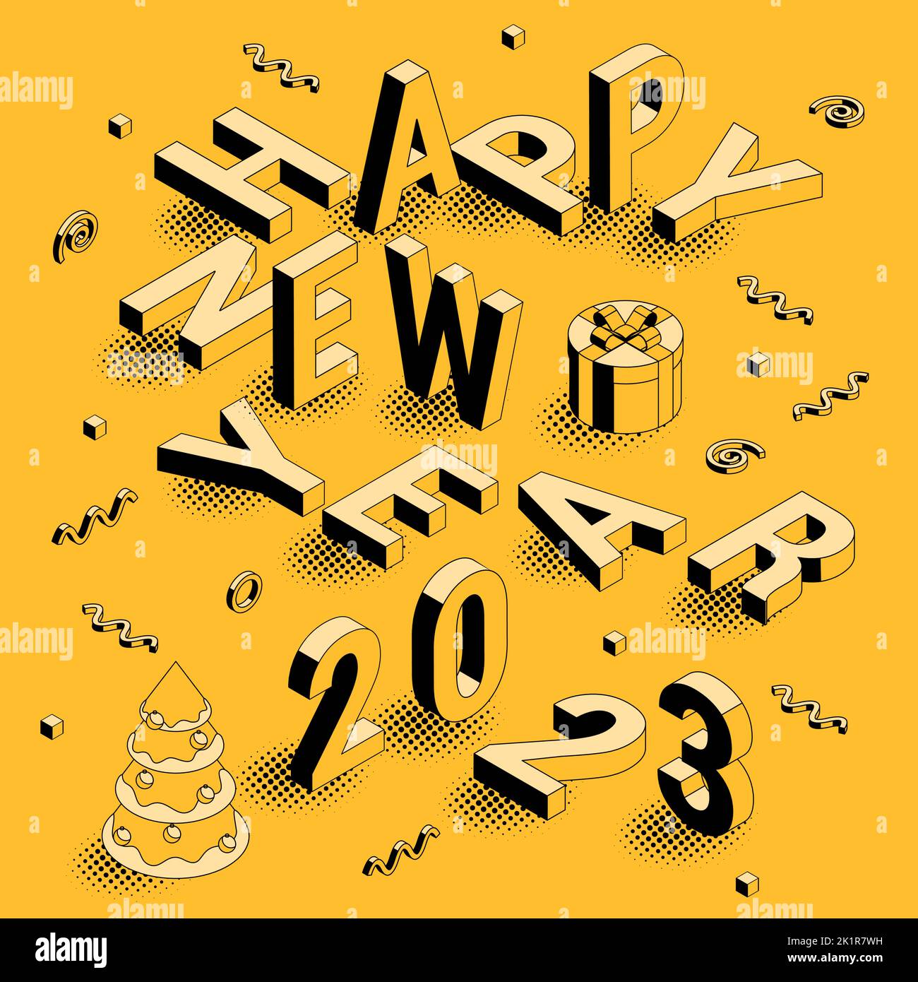 Merry christmas tree vector animation hi-res stock photography and ...