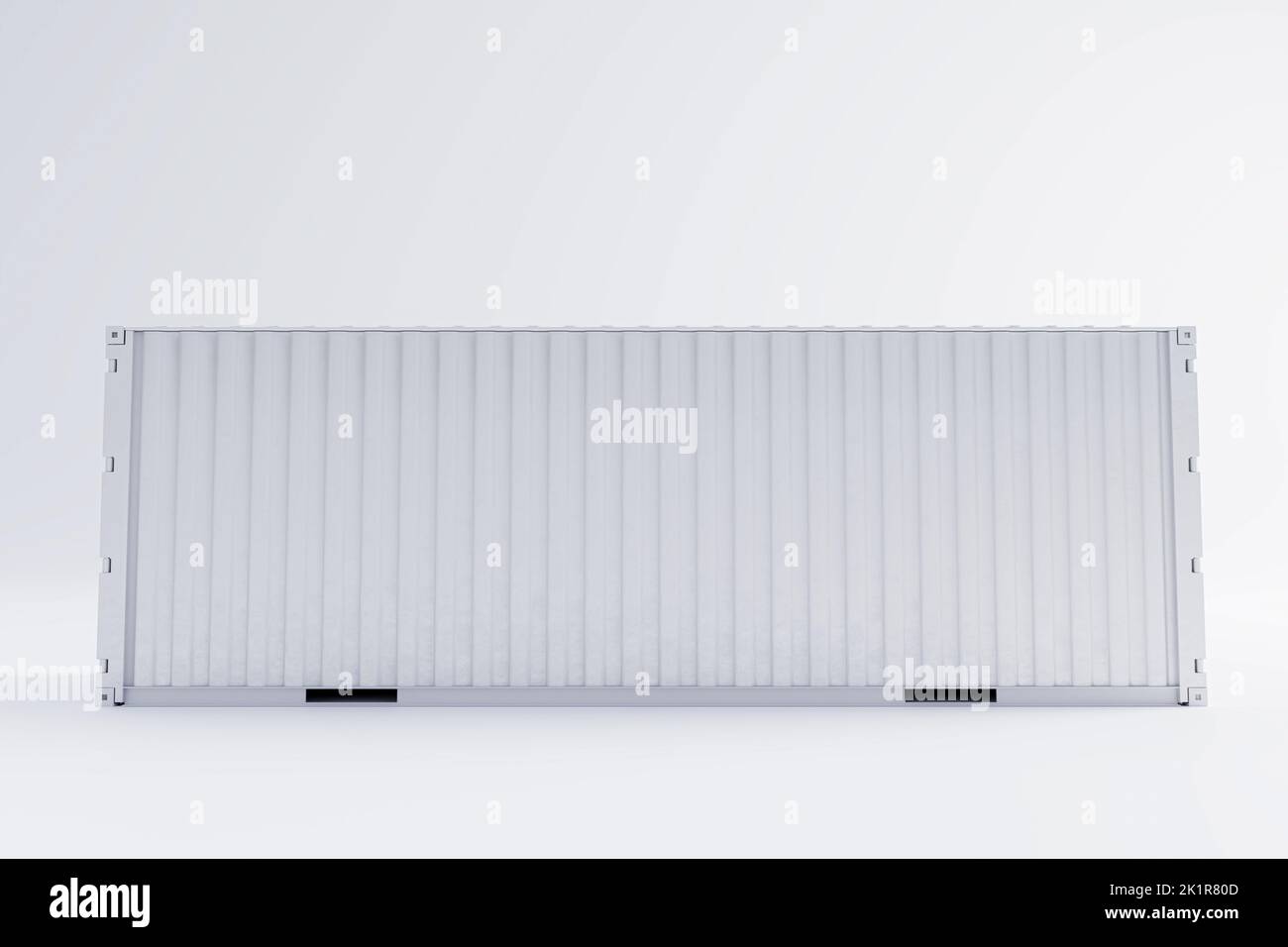 container isolated on white background 3d illustration Stock Photo - Alamy