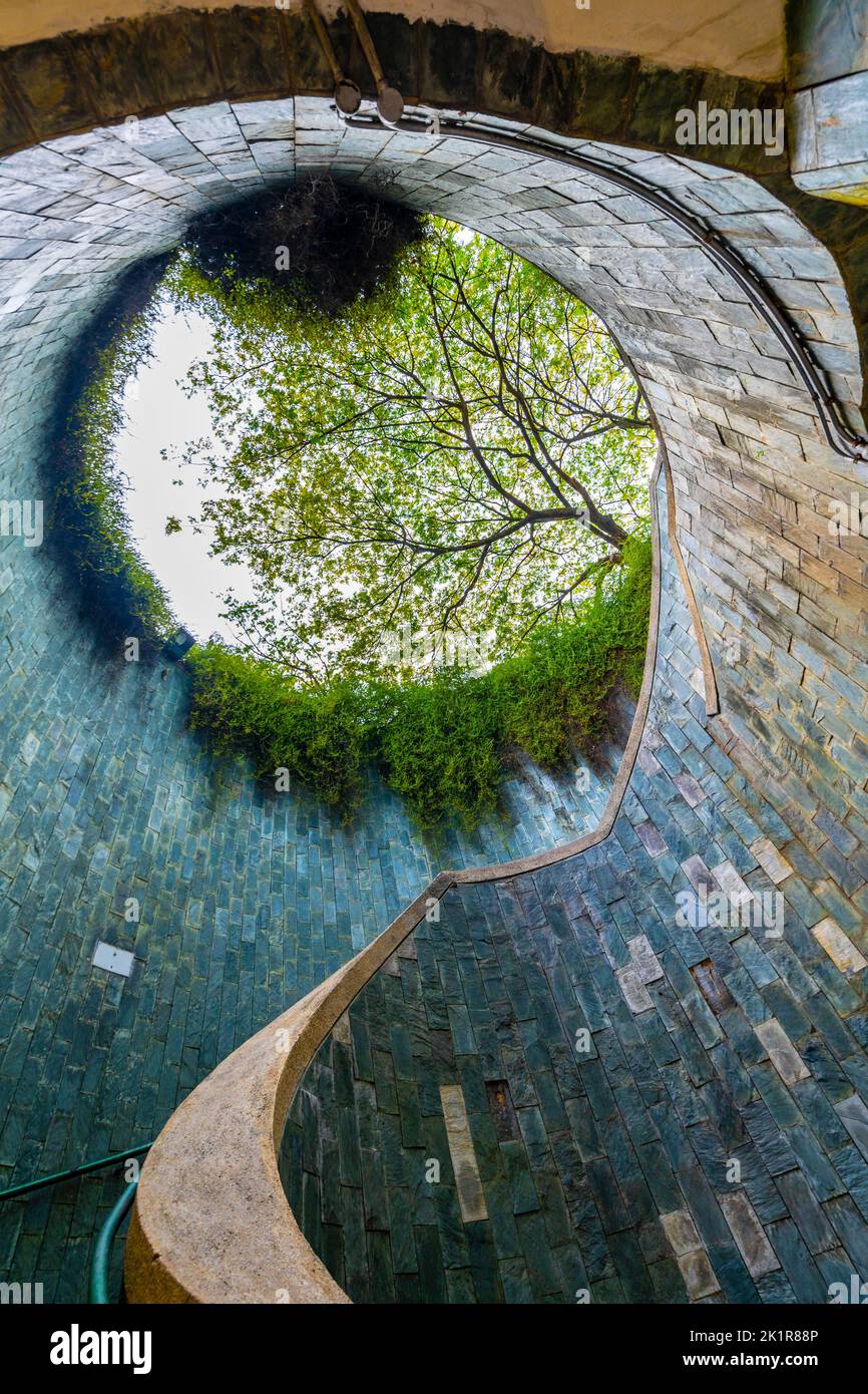 View from bottom of the popular instagram Spiral Staircase, Fort ...