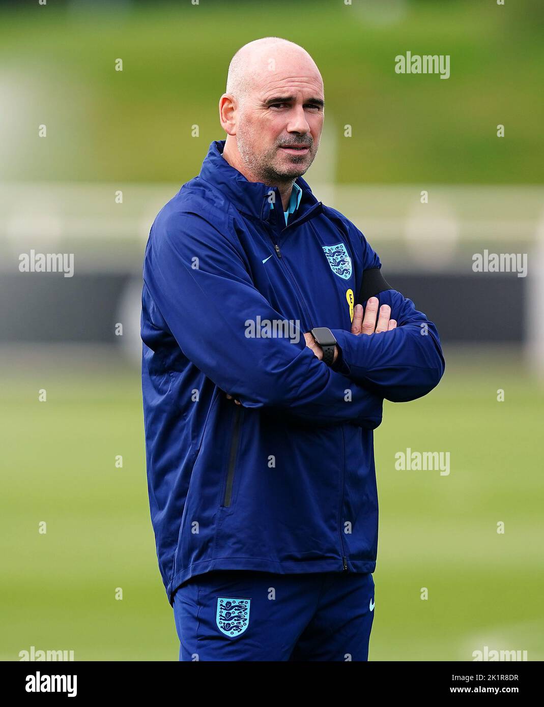 England Head of Performance Psychology Ian Mitchell during a training ...