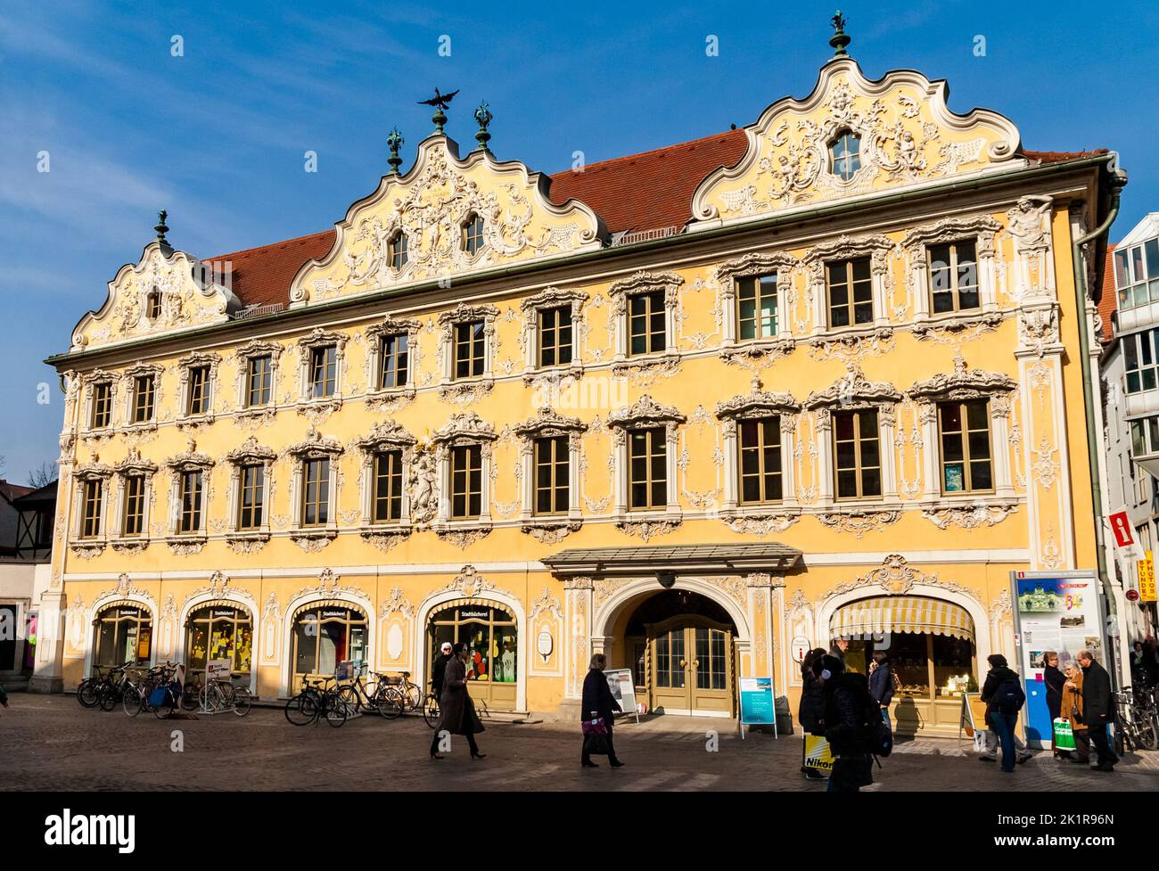 Great view of the famous Falkenhaus (House of Falcon) with its ...