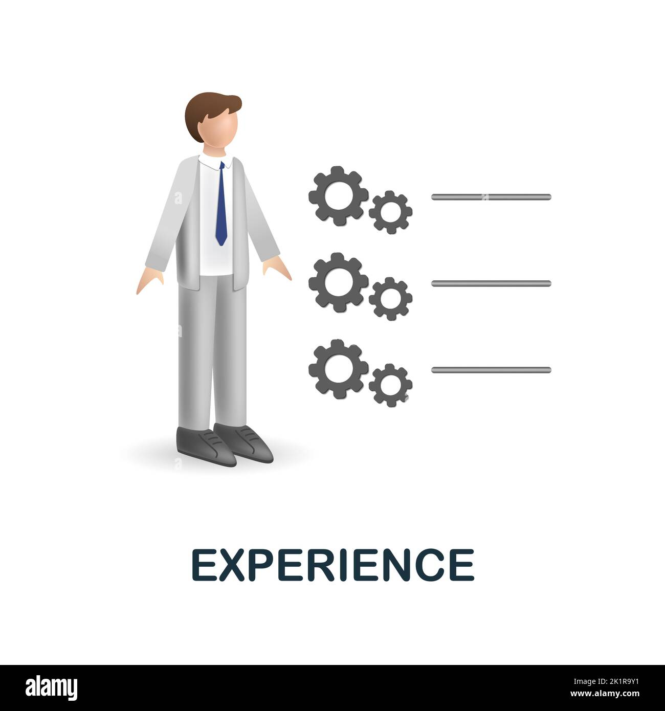 Experience icon. 3d illustration from personal productivity collection ...