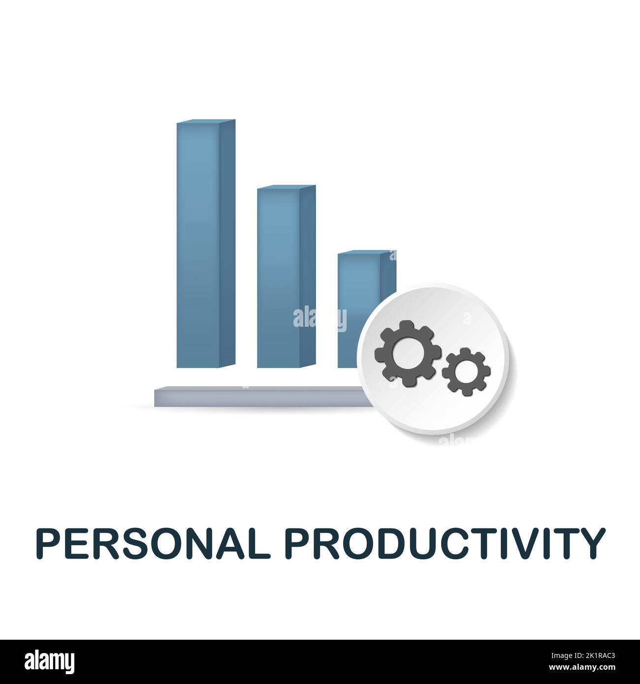 Personal productivity icon. 3d illustration from personal productivity collection. Creative ...