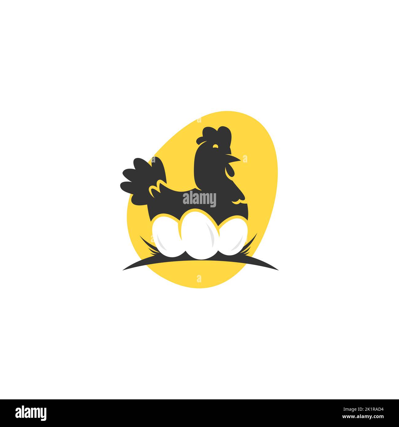 Poultry Farm Products from chicken meat and eggs. Vector illustration ...