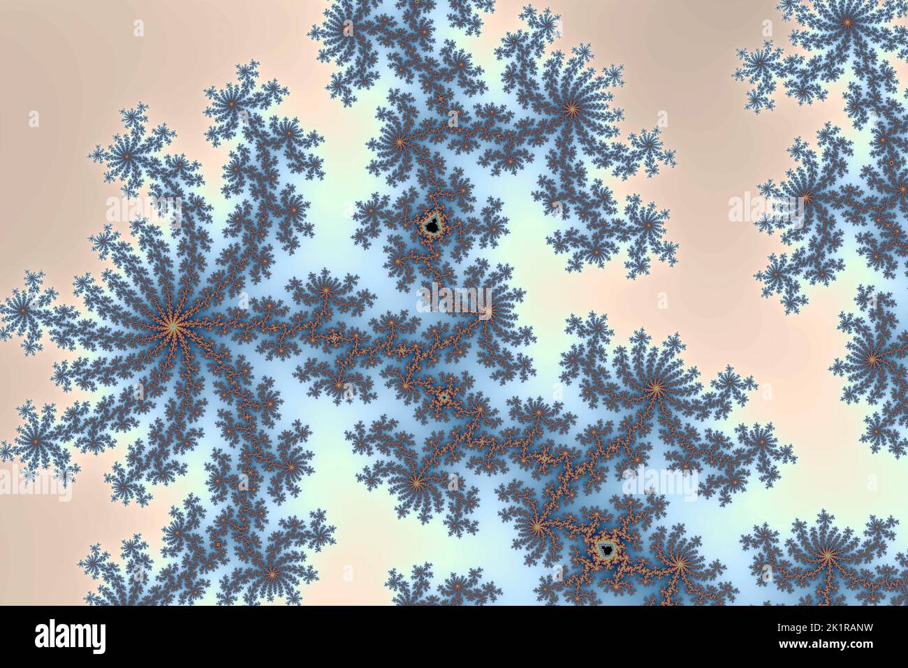 Beautiful zoom into the infinite mathematical mandelbrot set fractal ...