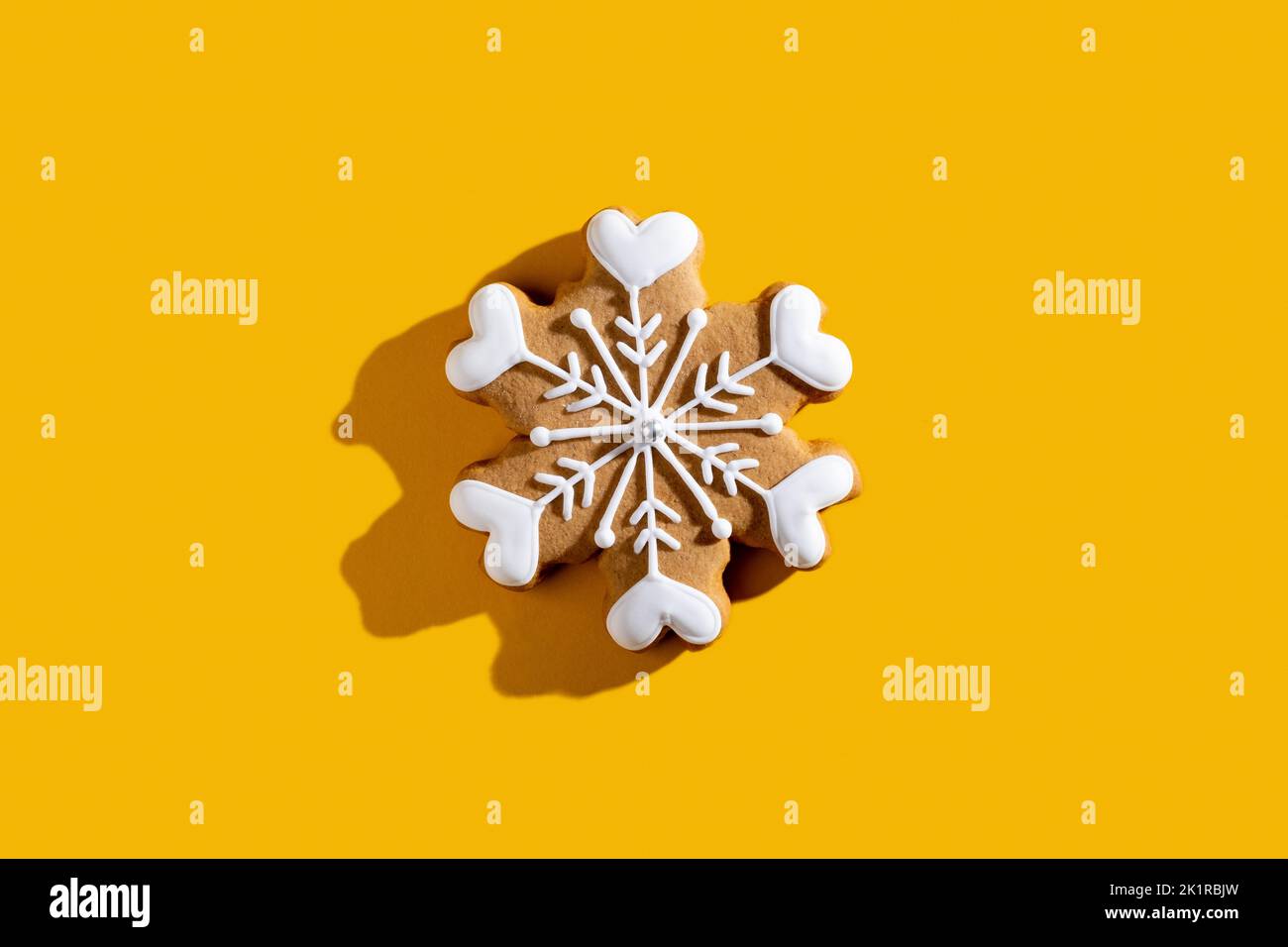 Xmas dessert. Festive food art. New Year party traditional ornament ...