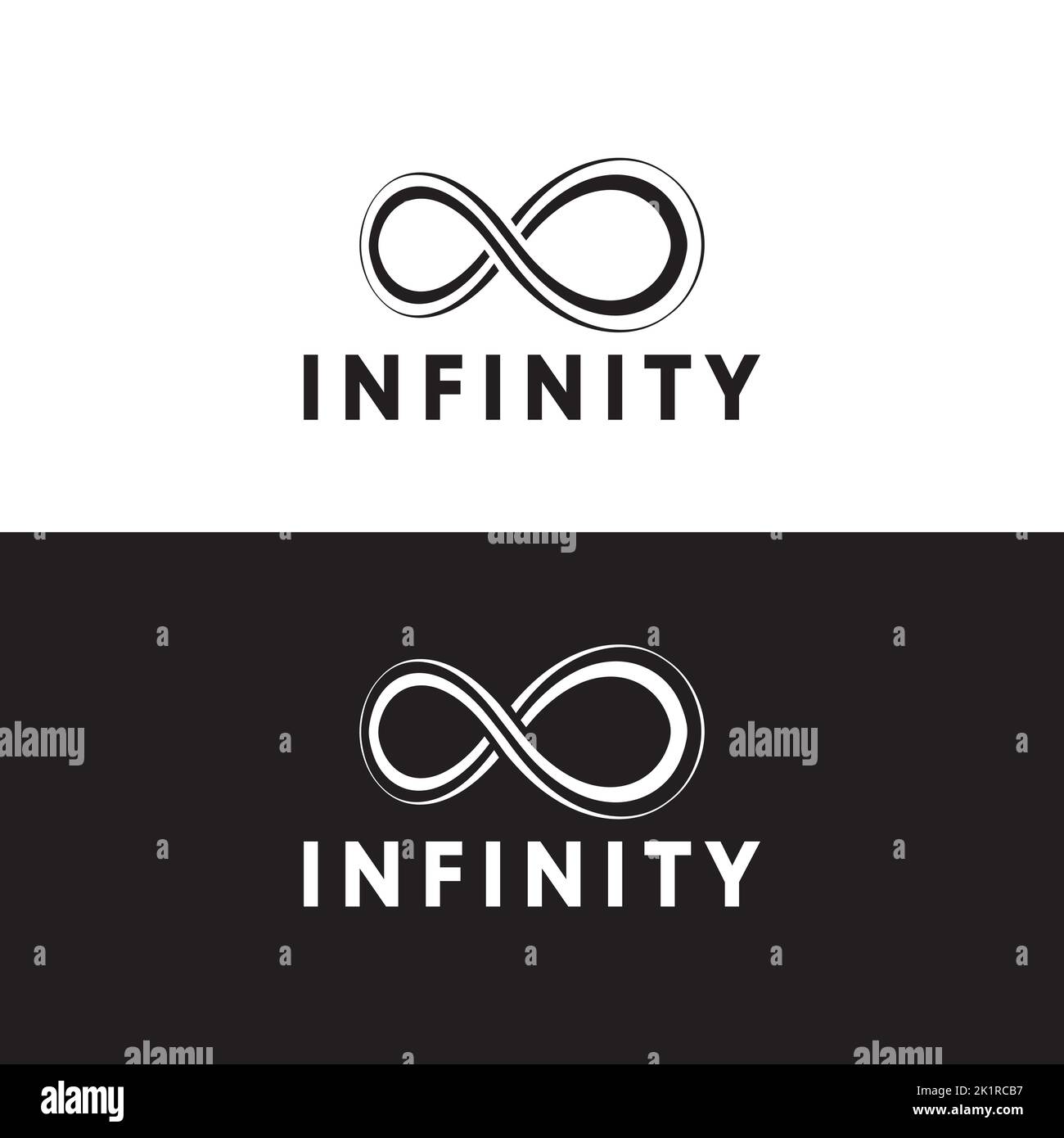 Infinity Vector Logo Template Illustration Design Stock Vector Image ...