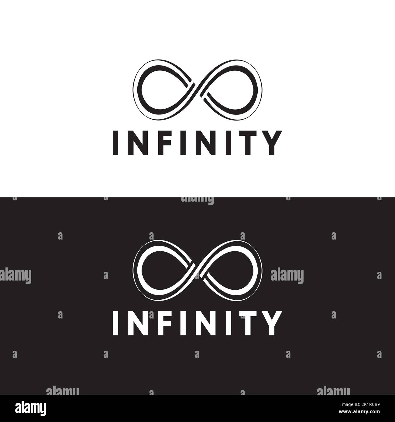 Infinity Vector Logo Template Illustration Design Stock Vector Image ...