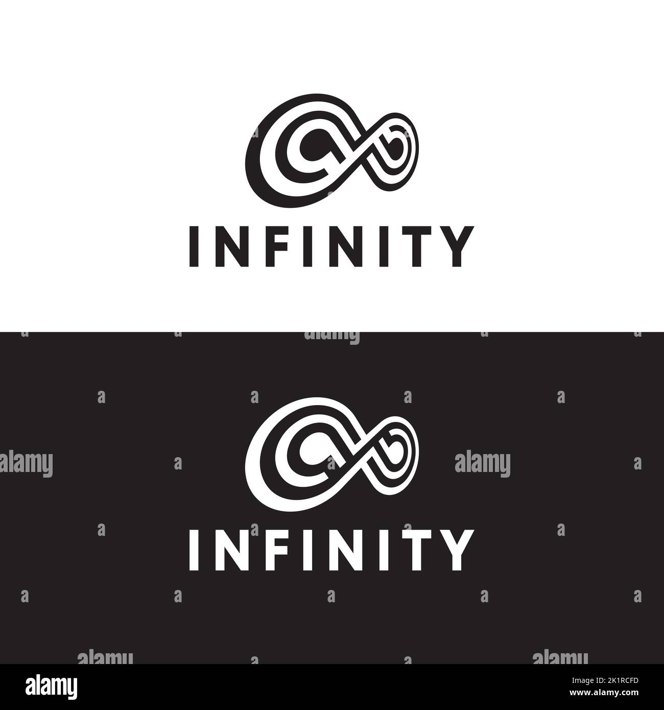 Infinity Vector Logo Template Illustration Design Stock Vector Image ...