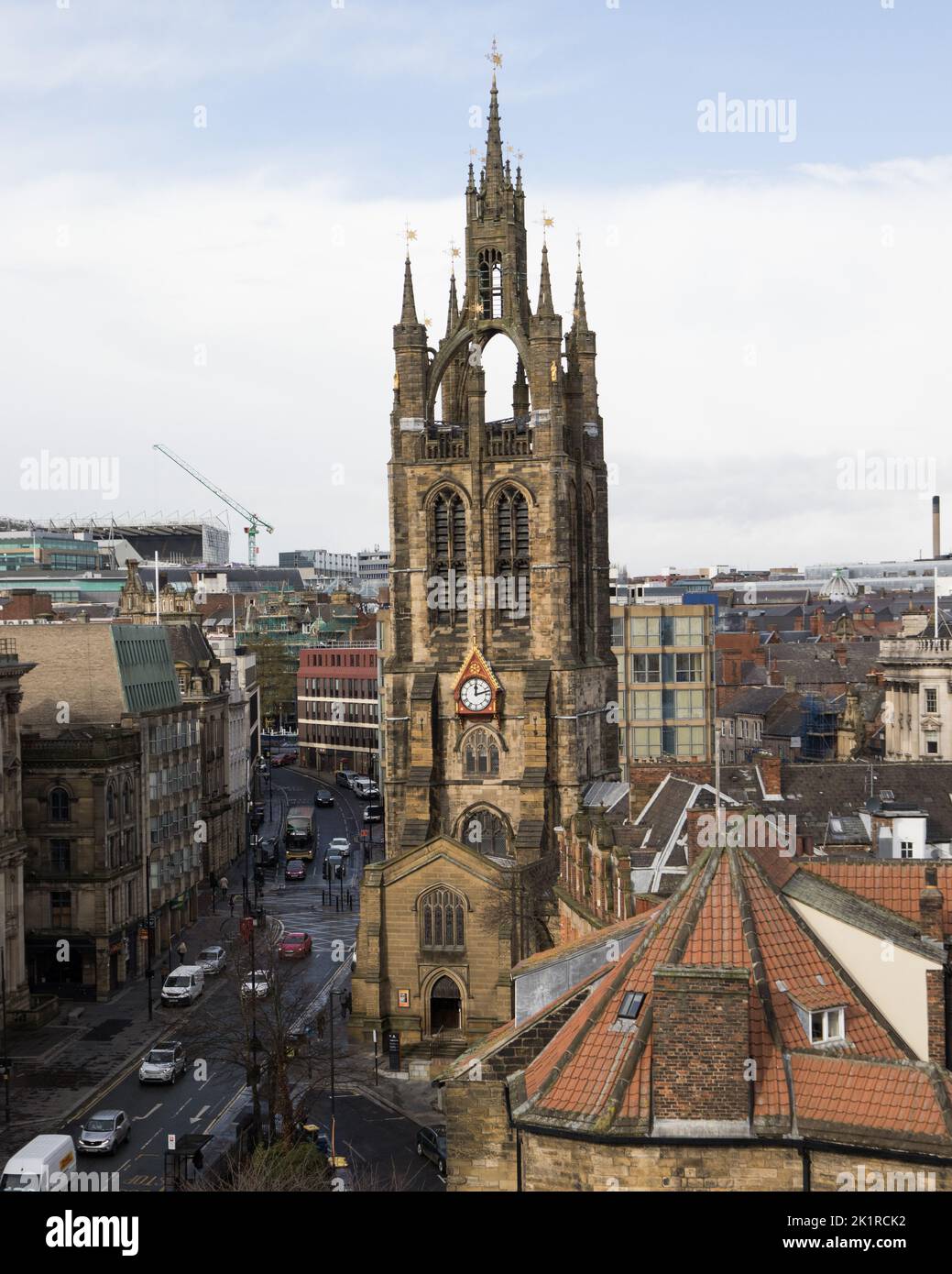 Newcastle Upon Tyne - Views from castle tower Stock Photo - Alamy