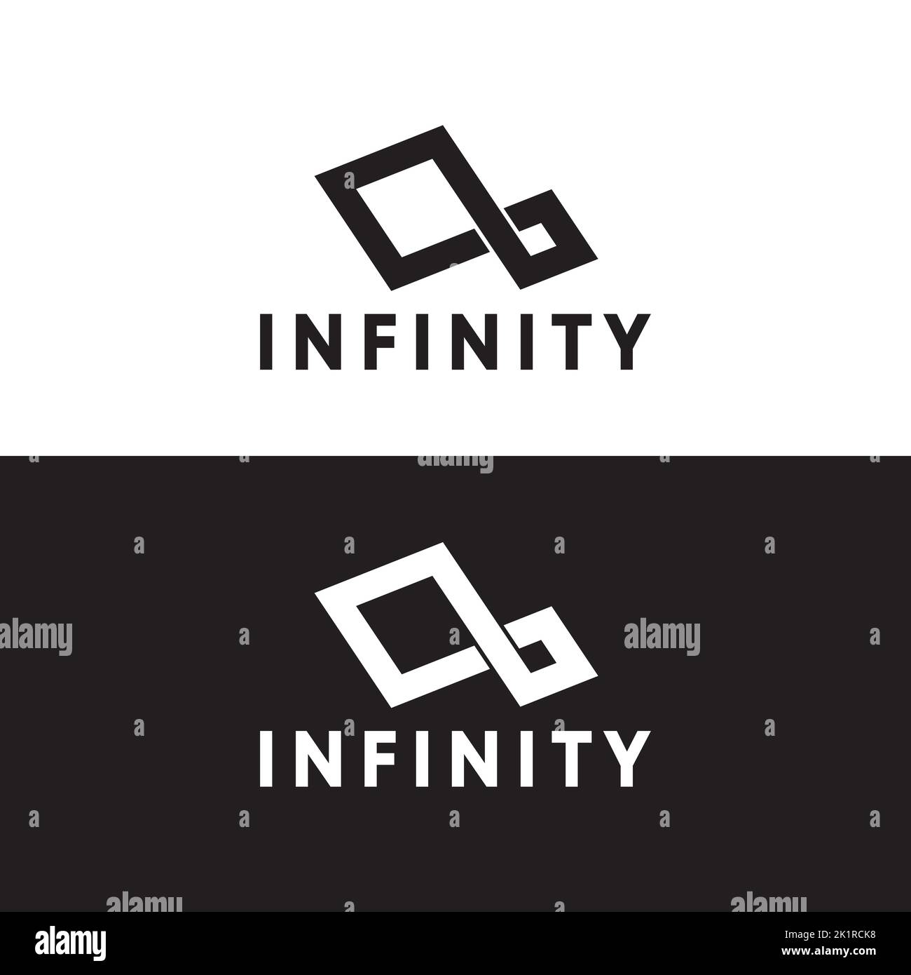 Infinity Vector Logo Template Illustration Design Stock Vector Image ...