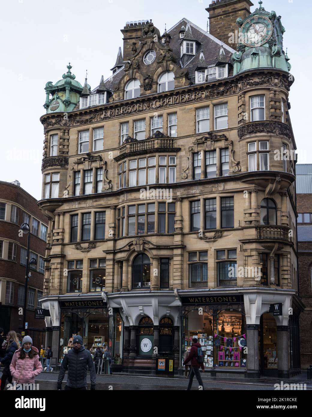 Newcastle Upon Tyne - Emerson Chambers building Stock Photo - Alamy