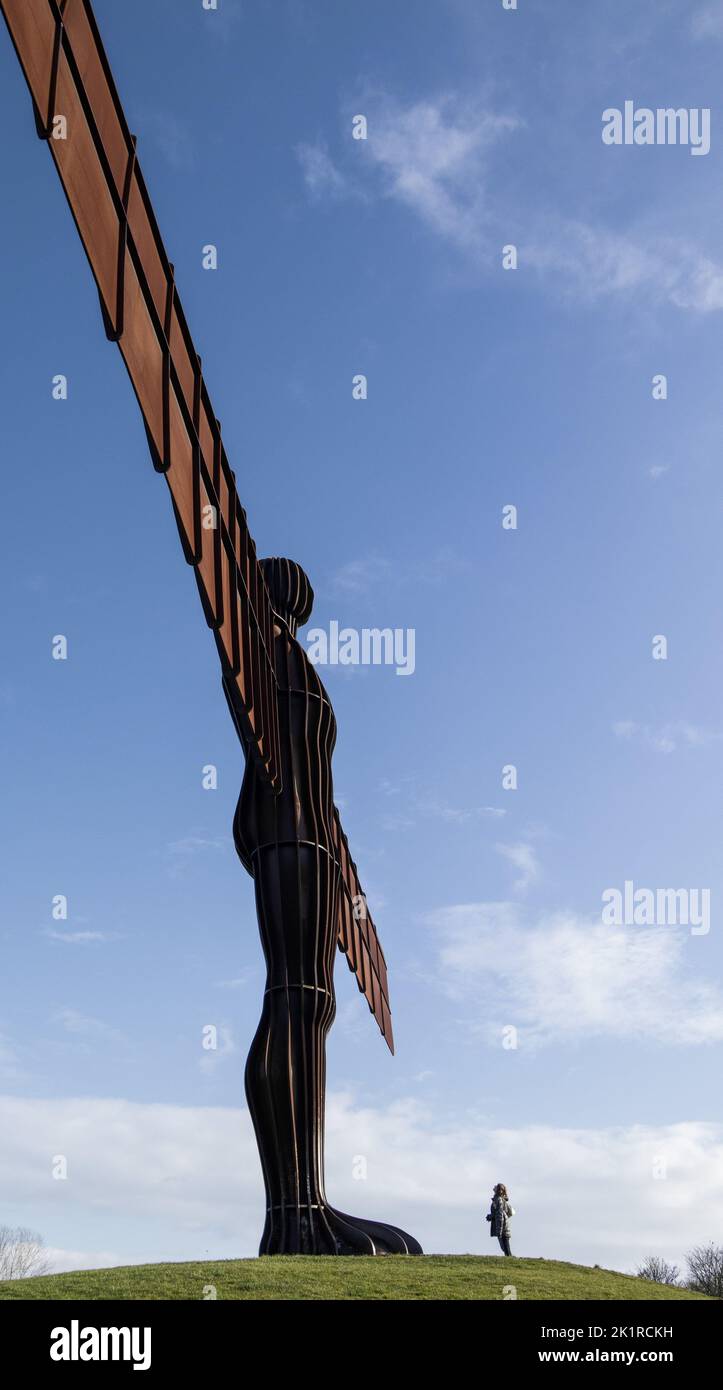 Newcastle Upon Tyne - Gateshead Angel of the North Stock Photo - Alamy