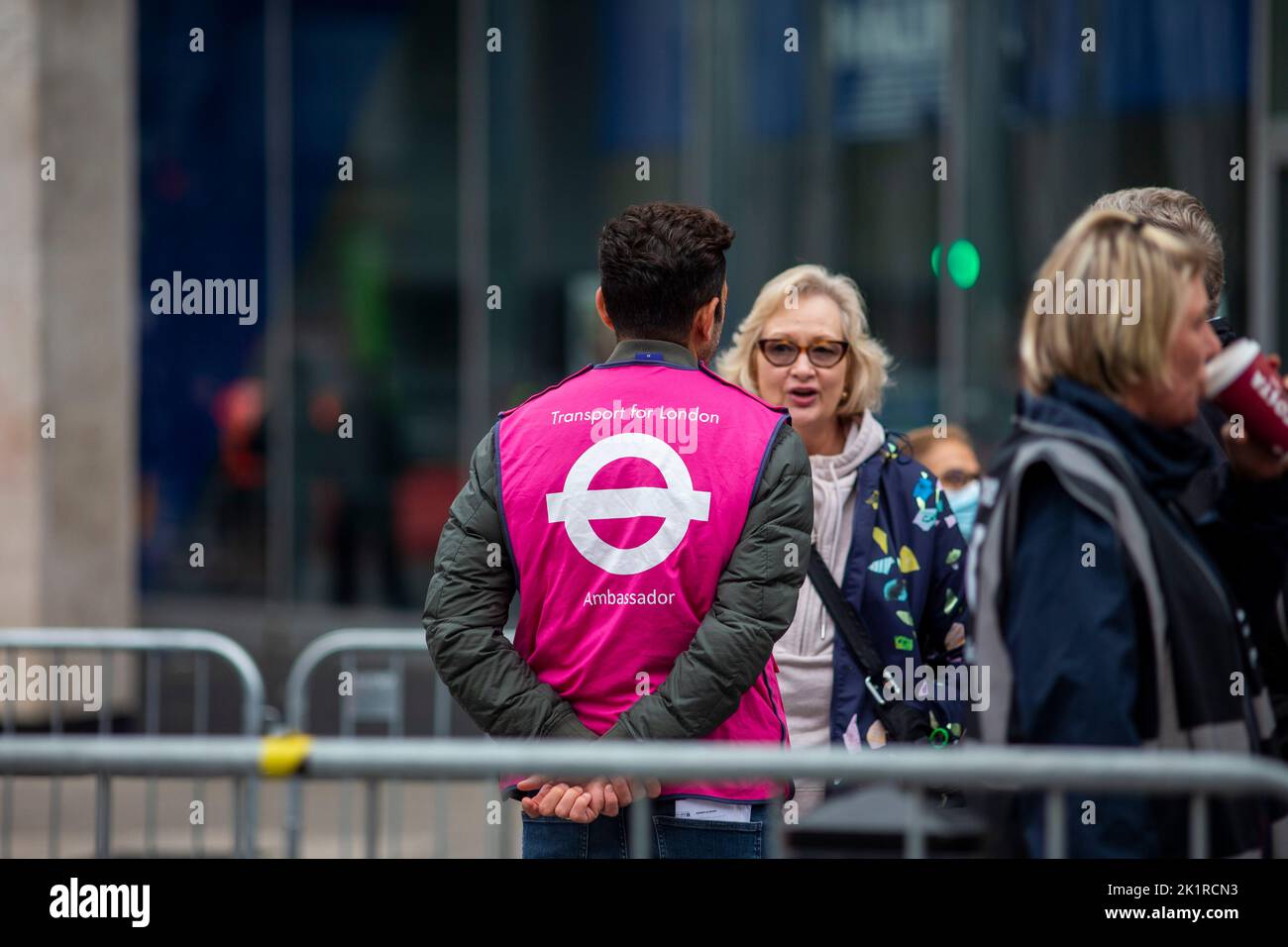 London, UK. 19th September , 2022. Scenes around London as the UK prepared for the funeral of ...