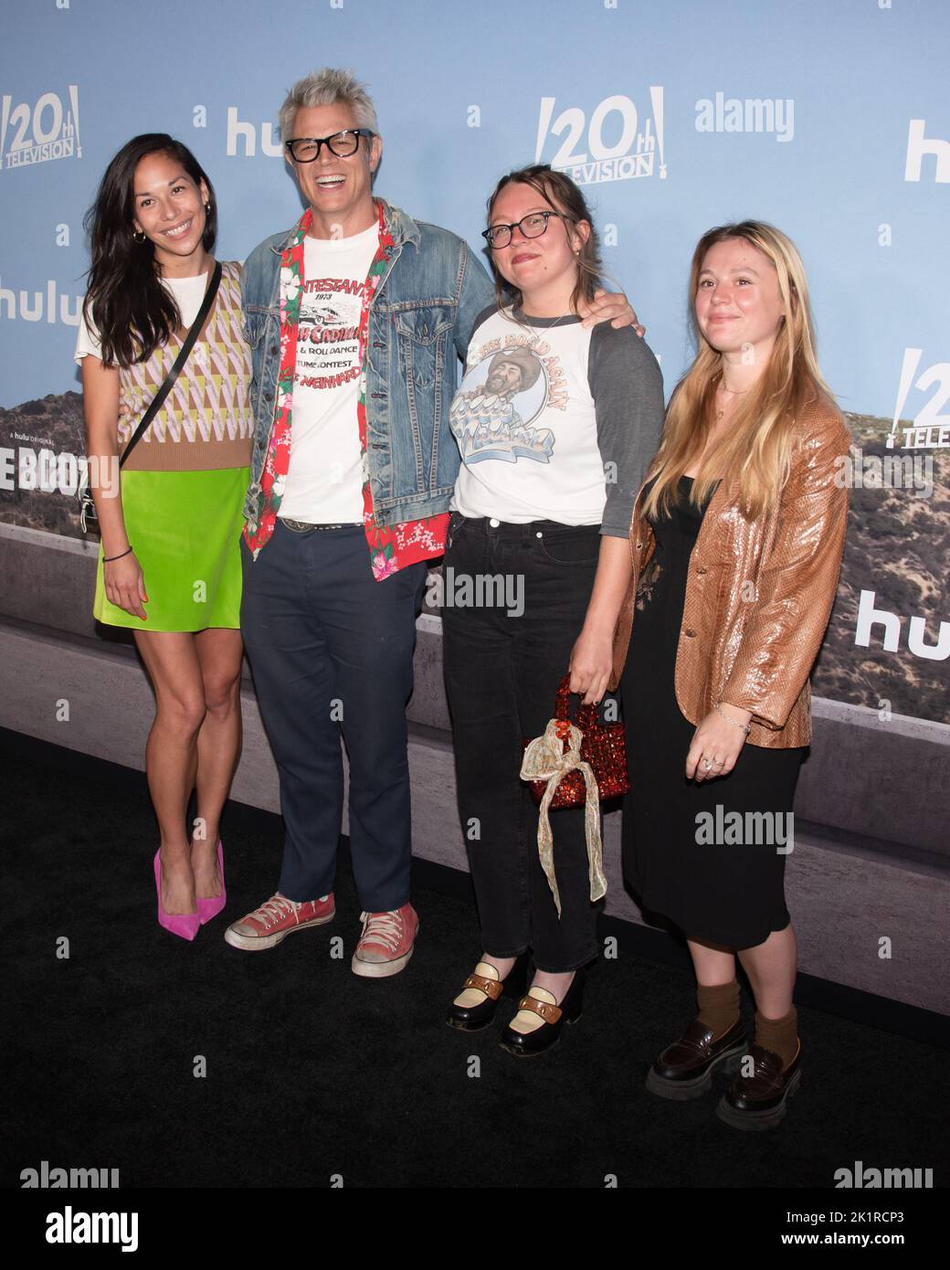 September 19, 2022, Century City, California, USA: (L-R) Emily Ting, Johnny Knoxville, Madison ...