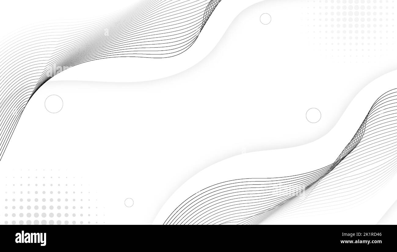Minimalist and Modern Future Abstract Wavy Geometric White and Gray ...