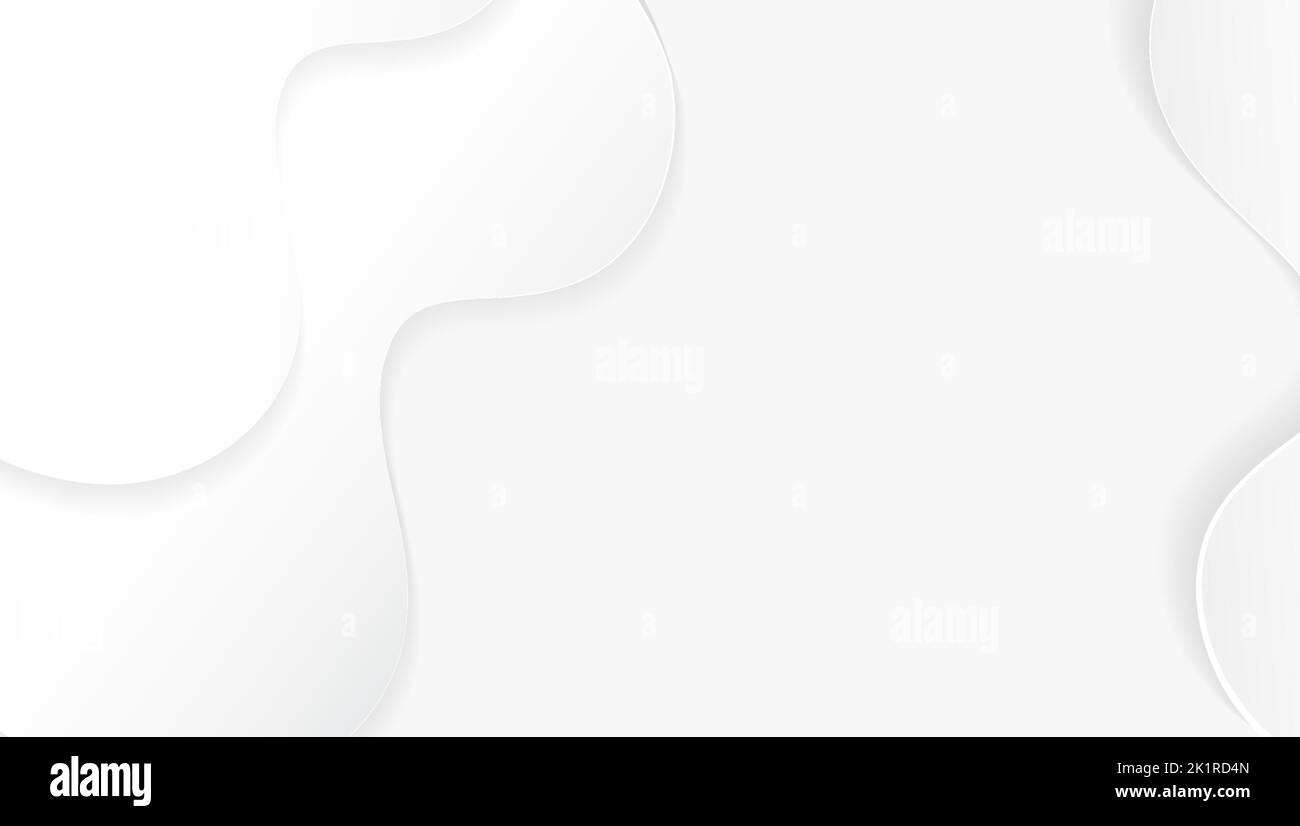 Minimalist and Modern Future Abstract Wavy Geometric White and Gray ...