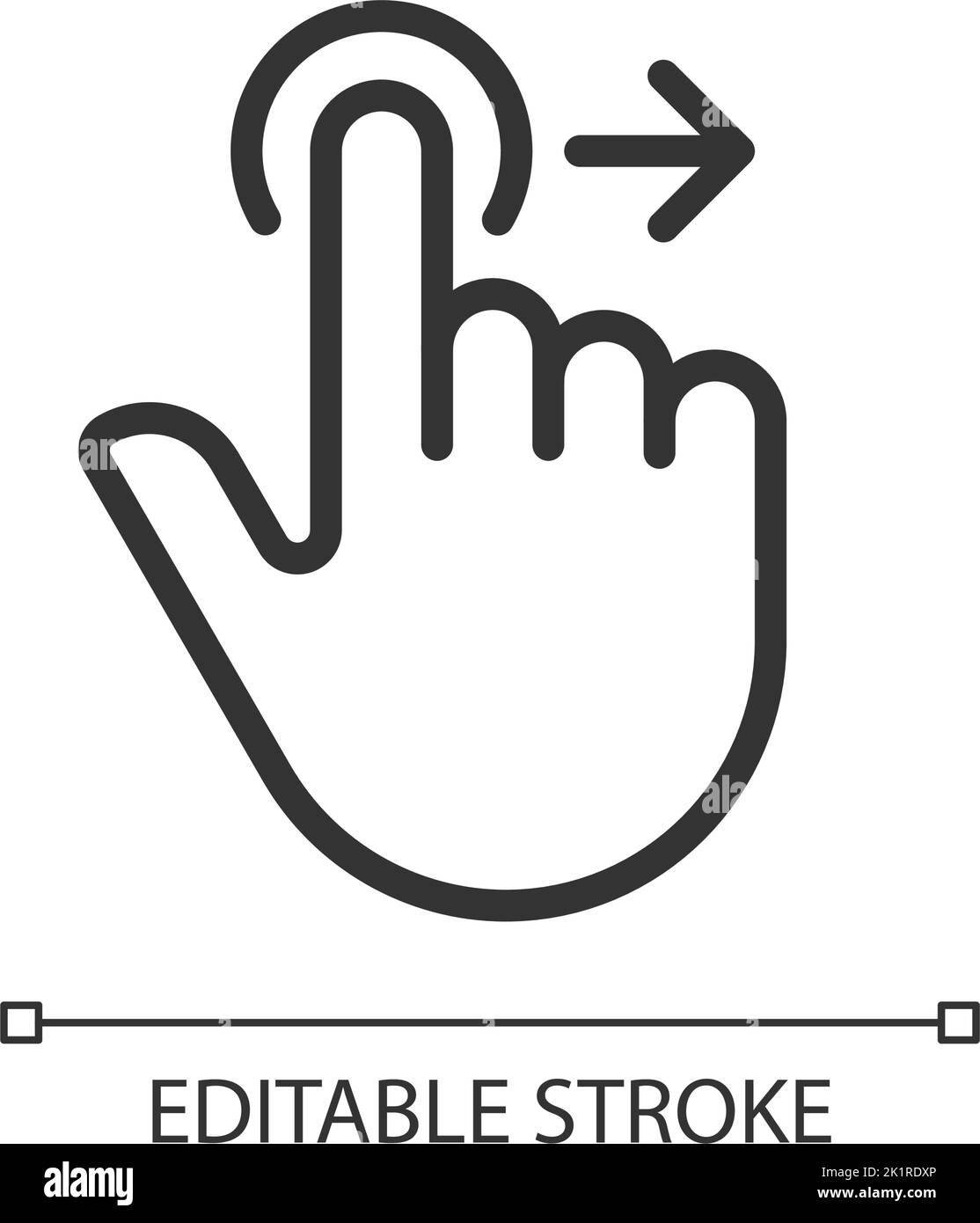 Move linear icon editable Cut Out Stock Images & Pictures - Alamy