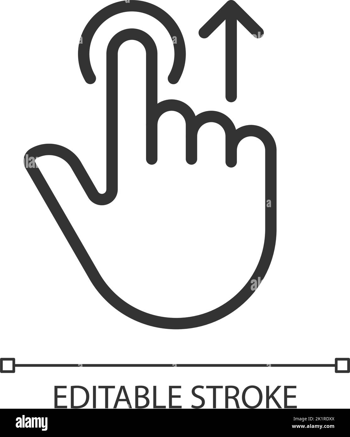 Move linear icon editable Cut Out Stock Images & Pictures - Alamy