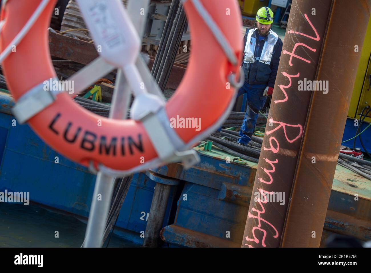 20 September 2022, Mecklenburg-Western Pomerania, Lubmin: At the ...