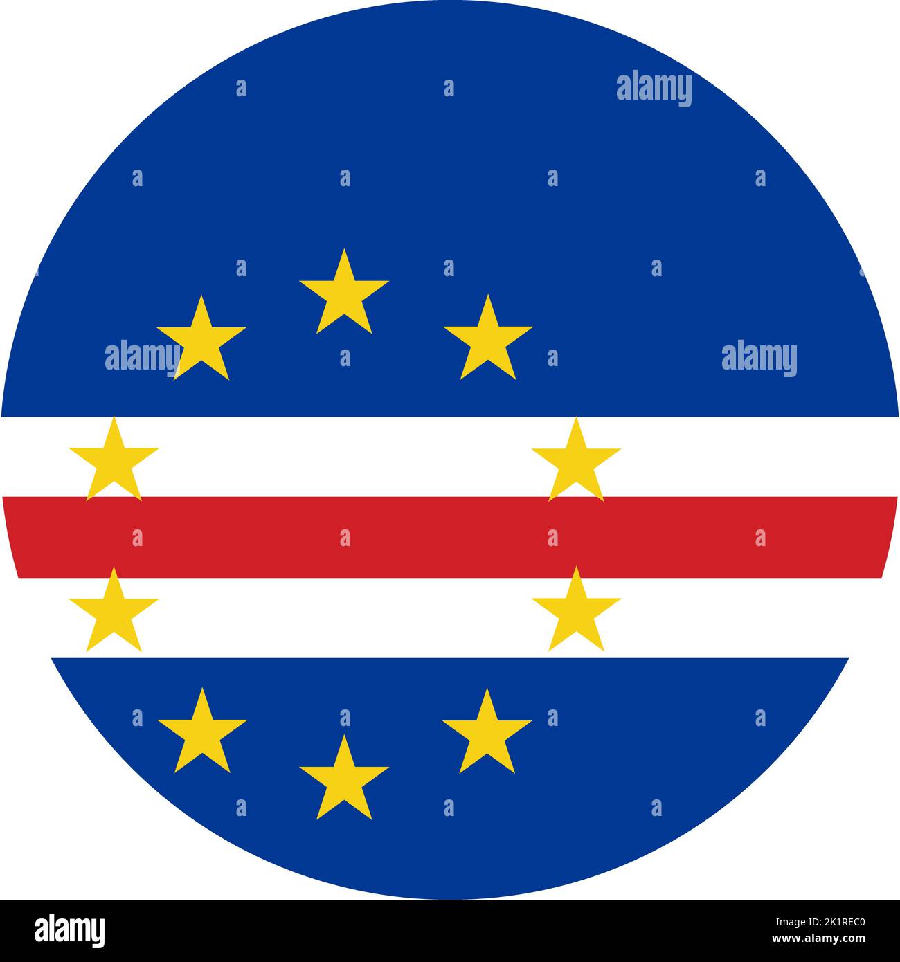 Flag cabo verde icon Stock Vector Images - Alamy
