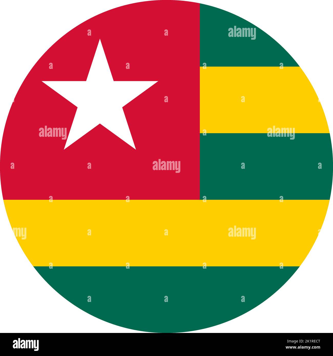 Togo ethnic flag Stock Vector Images - Alamy
