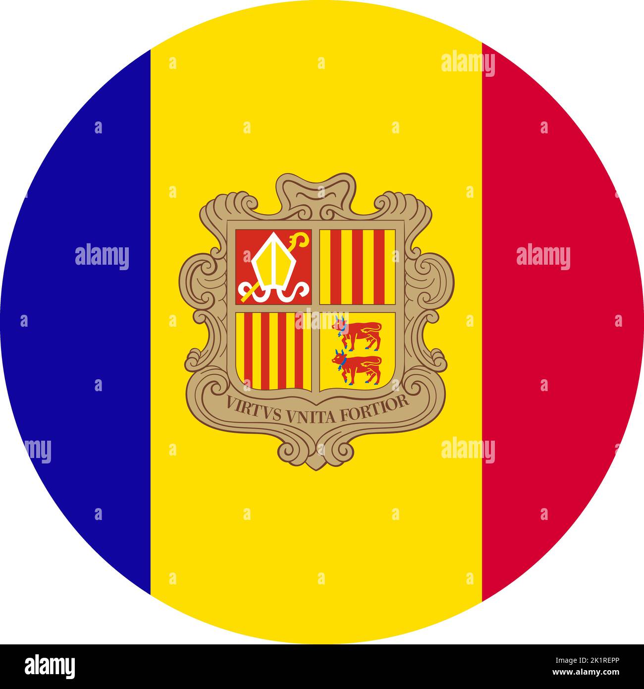 The national flag of the world, Andorra Stock Vector Image & Art - Alamy
