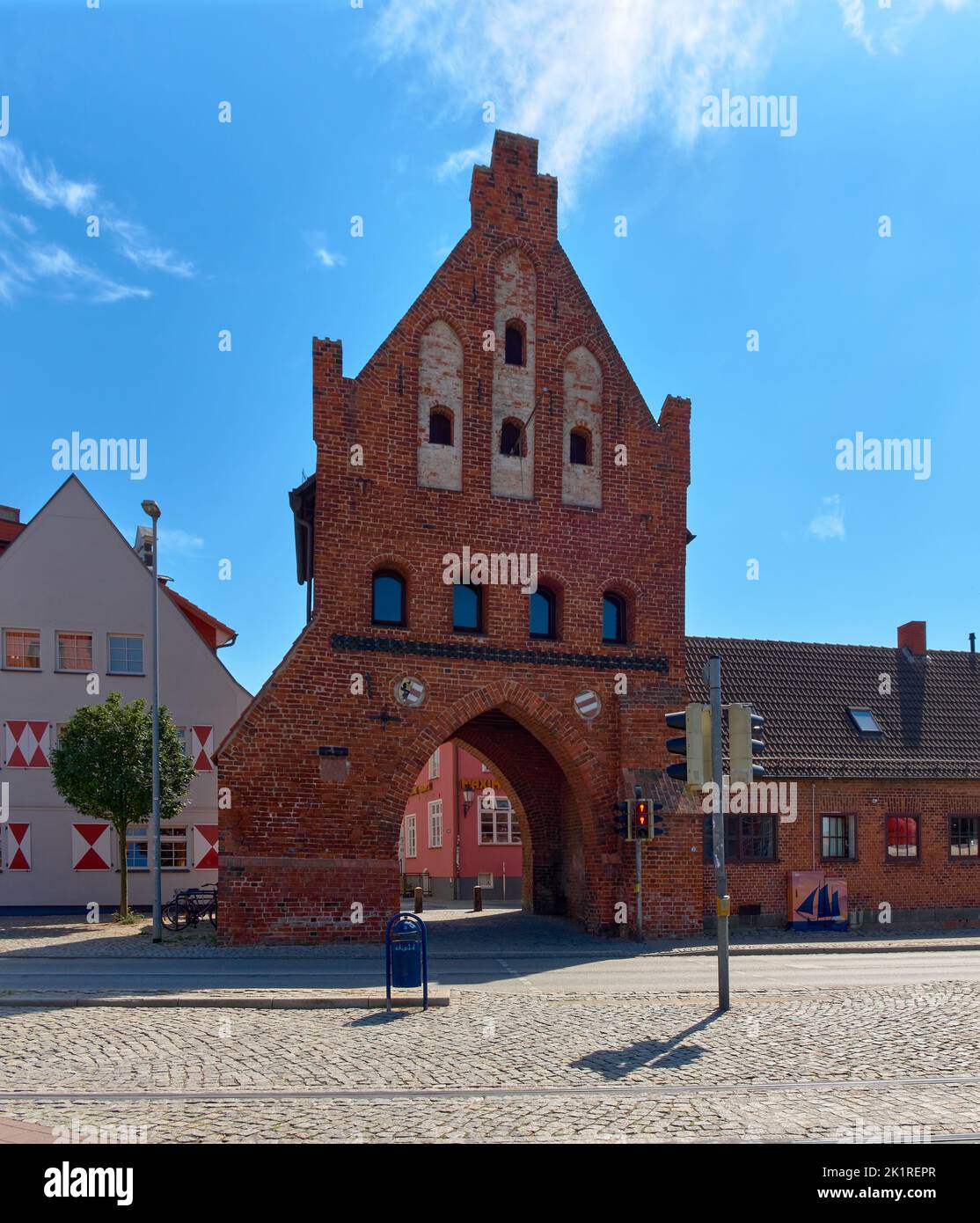 Altes Wassertor (Old Water Gate), a Gothic harbour gate from 1450 at ...