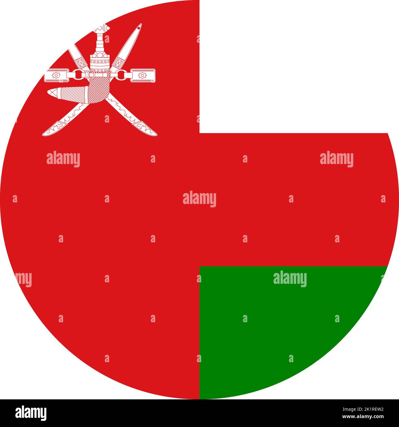 National Emblem Of Oman Stock Vector Images Alamy