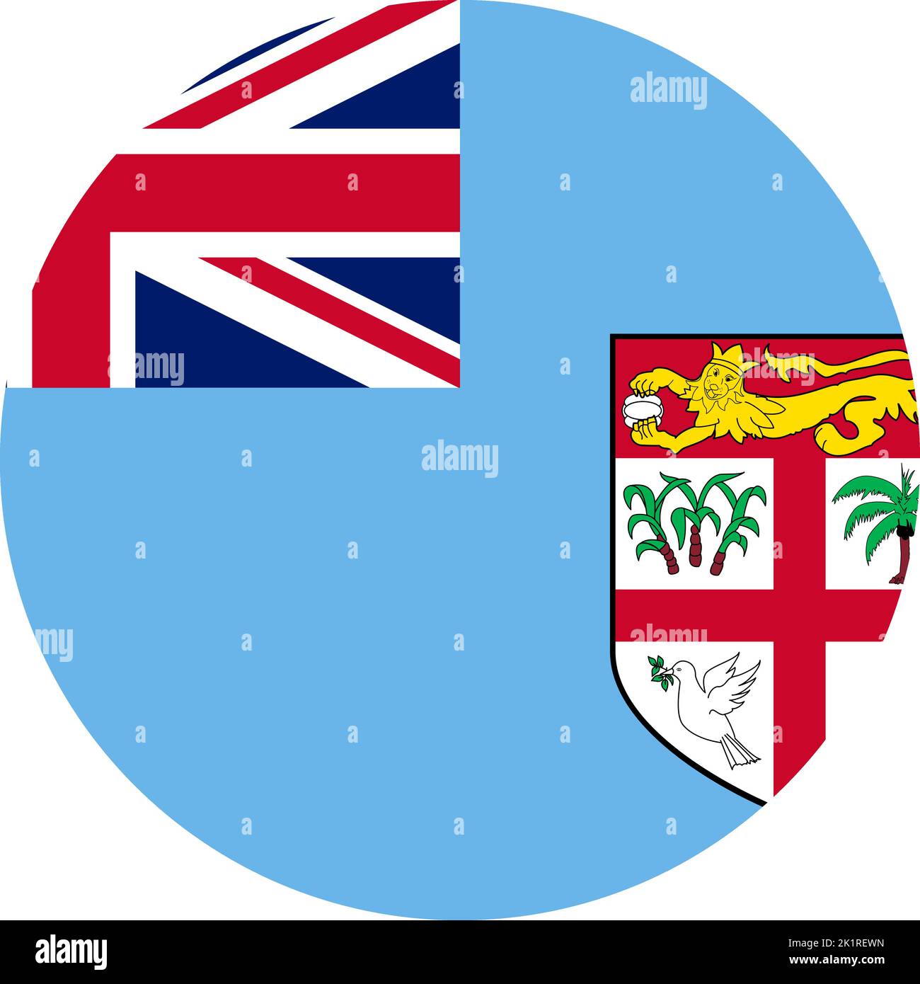 Flag of fiji Stock Vector Images - Alamy