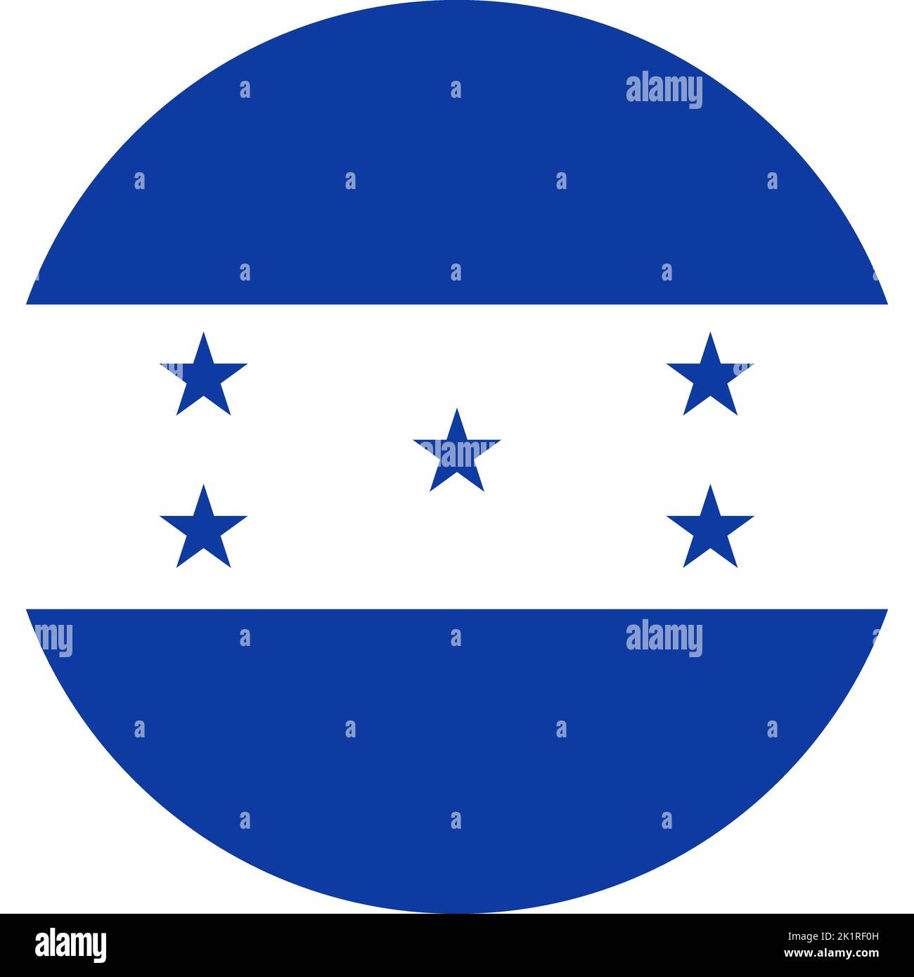 Official flag of honduras Stock Vector Images - Alamy
