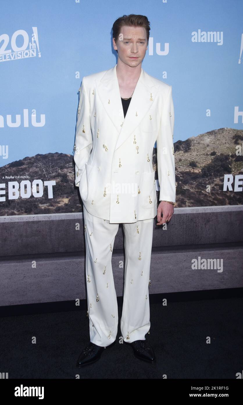 Los Angeles, USA. 19th Sep, 2022. Callum Worthy arriving to the "Reboot ...