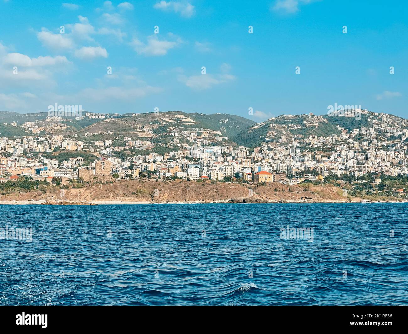 View of Famous and Historic Mediterranean Coastal Town: Byblos, Lebanon ...