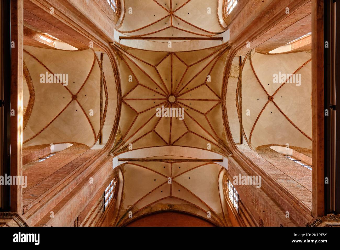 Stellar vault above the crossing of the Georgenkirche (Church of St ...