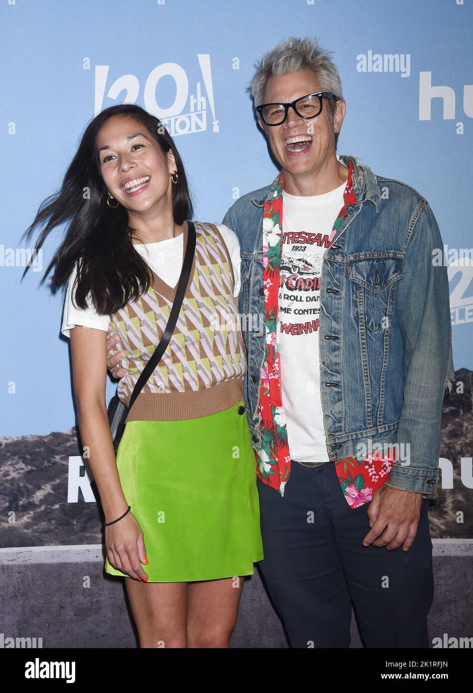 Los Angeles, USA. 19th Sep, 2022. Emily Ting and Johnny Knoxville ...