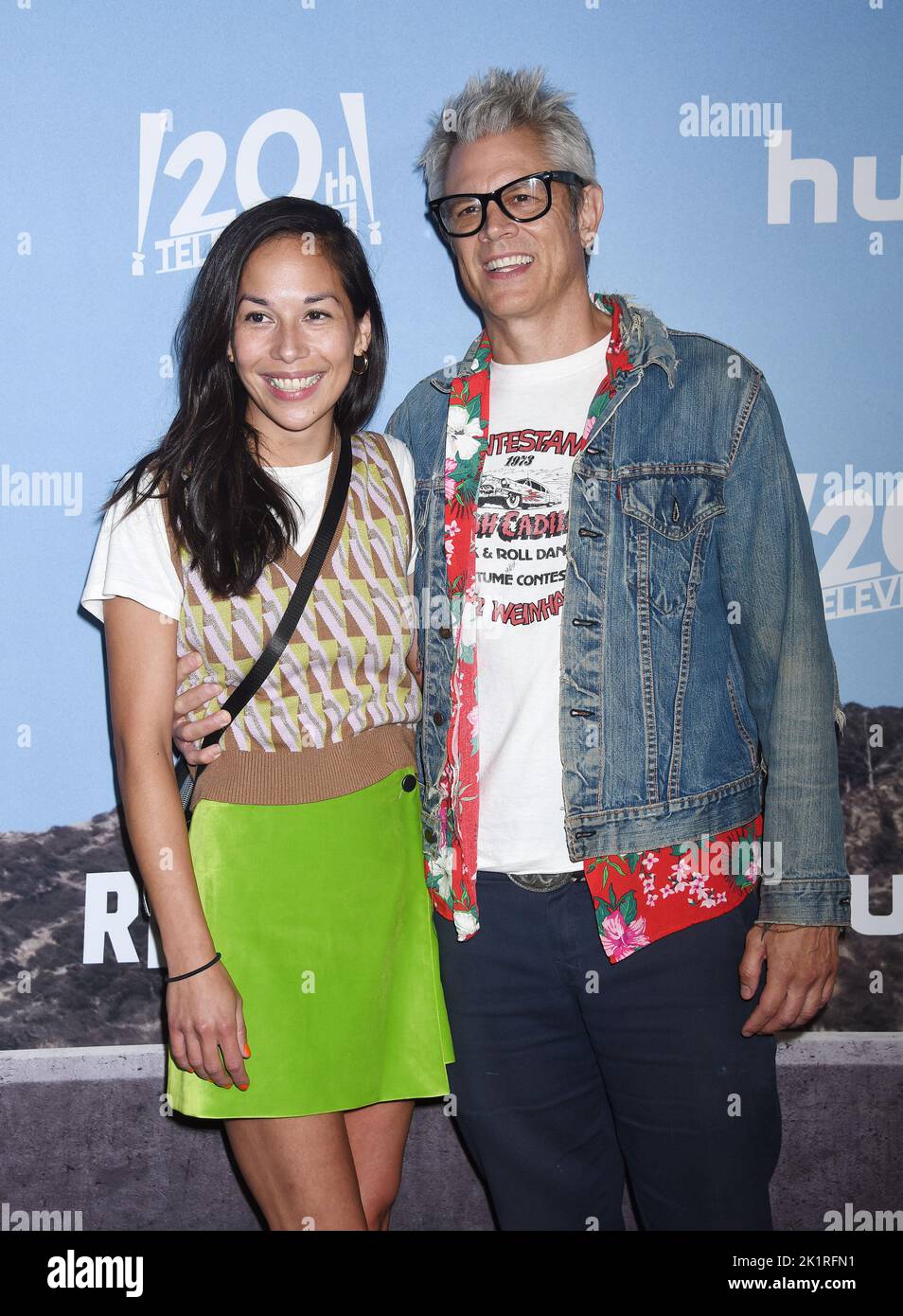 Los Angeles, USA. 19th Sep, 2022. Emily Ting and Johnny Knoxville ...