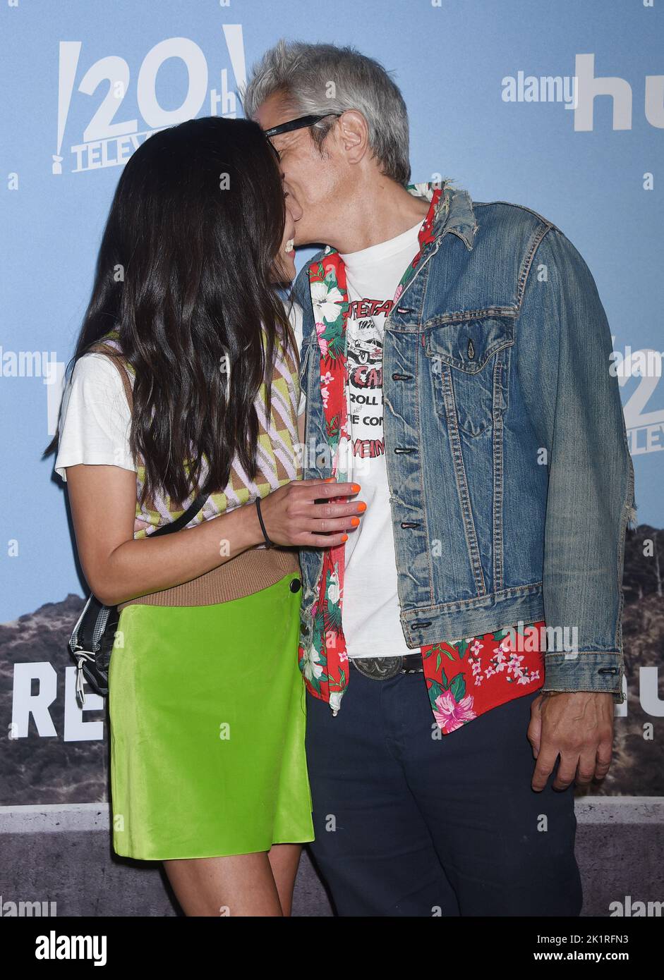 Los Angeles, USA. 19th Sep, 2022. Emily Ting and Johnny Knoxville ...