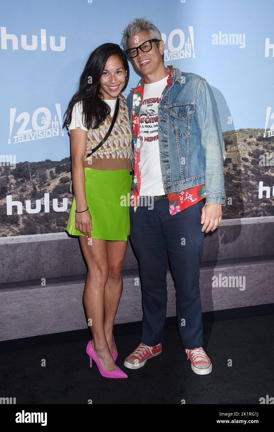 Los Angeles, USA. 19th Sep, 2022. Emily Ting and Johnny Knoxville ...