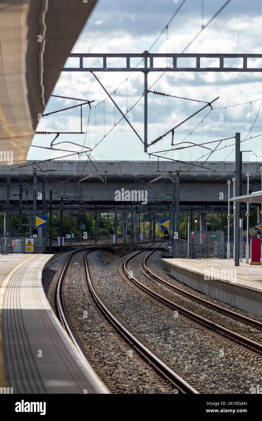 Ebbsfleet International railway station is in Ebbsfleet Valley, Kent ...