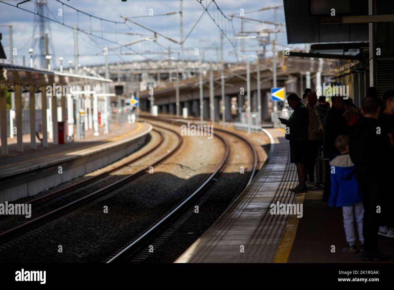 Ebbsfleet International railway station is in Ebbsfleet Valley, Kent ...
