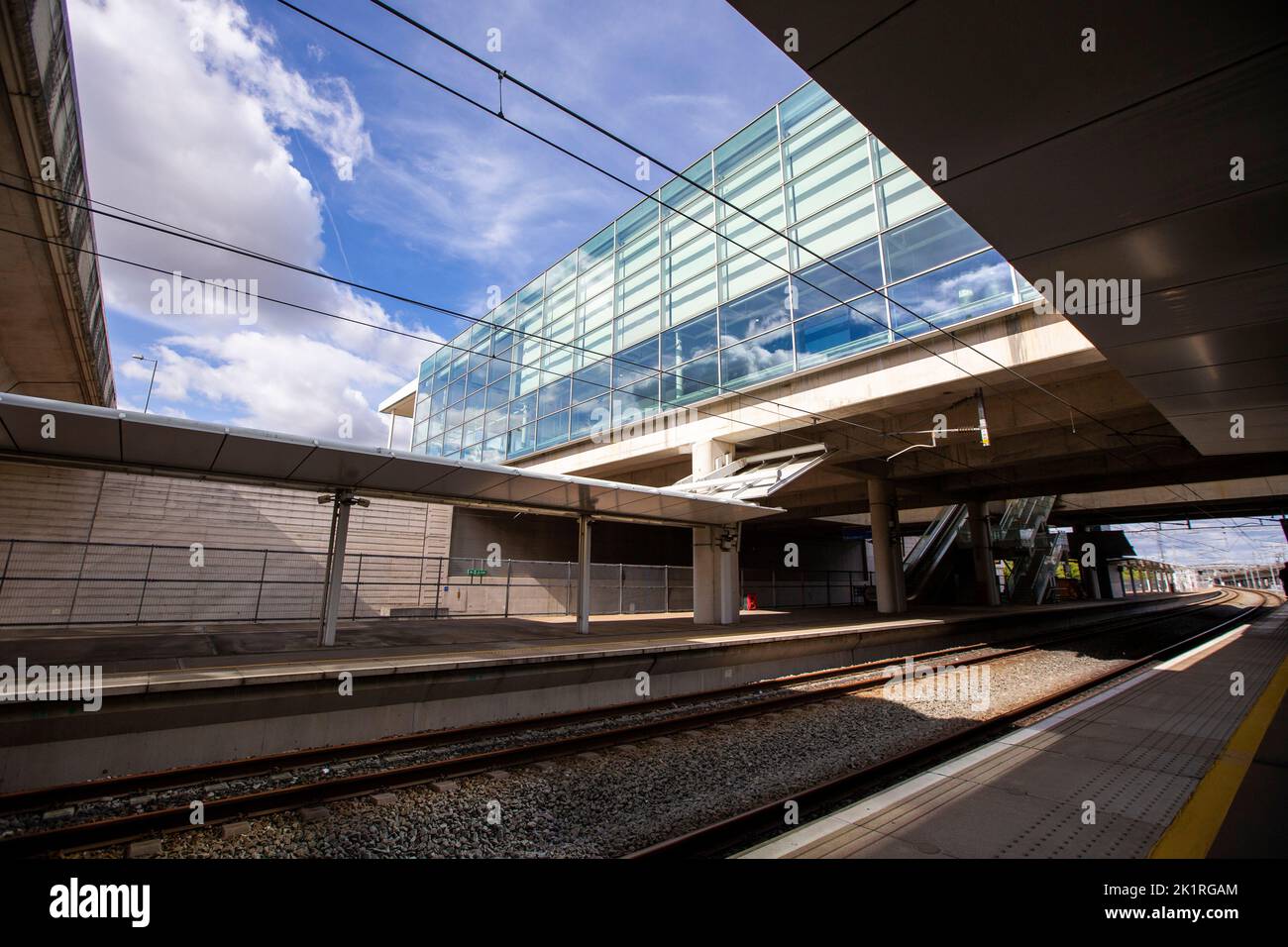 Ebbsfleet International railway station is in Ebbsfleet Valley, Kent ...
