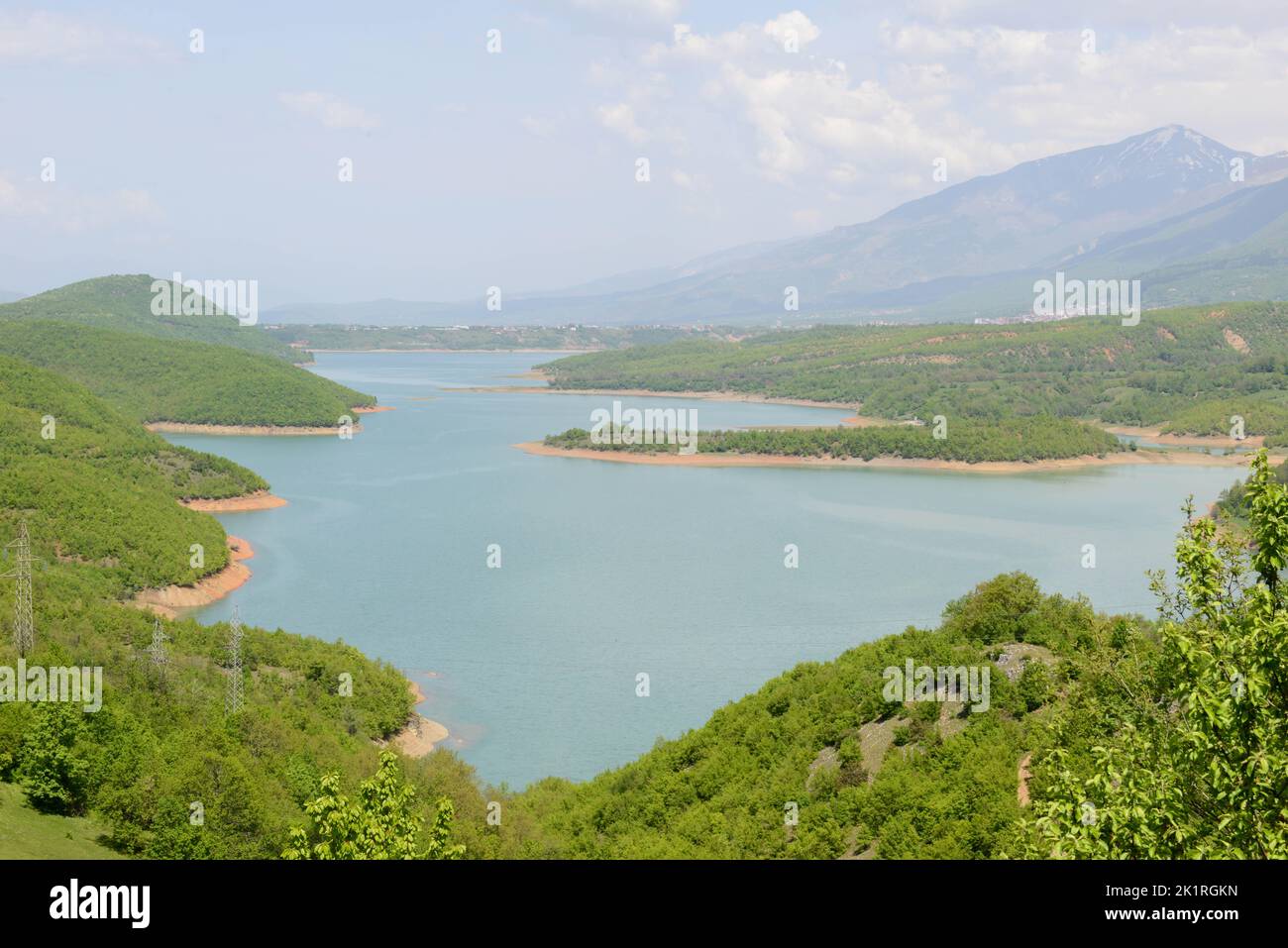 View at lake Debar in North Macedonia Stock Photo - Alamy