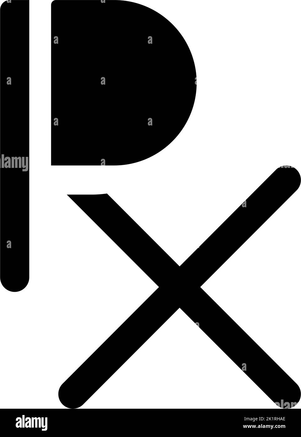 Prescription symbol black glyph ui icon Stock Vector Image & Art - Alamy